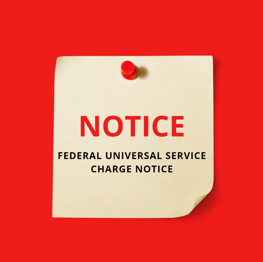 Federal Universal Service Charge Notice - TrioTel